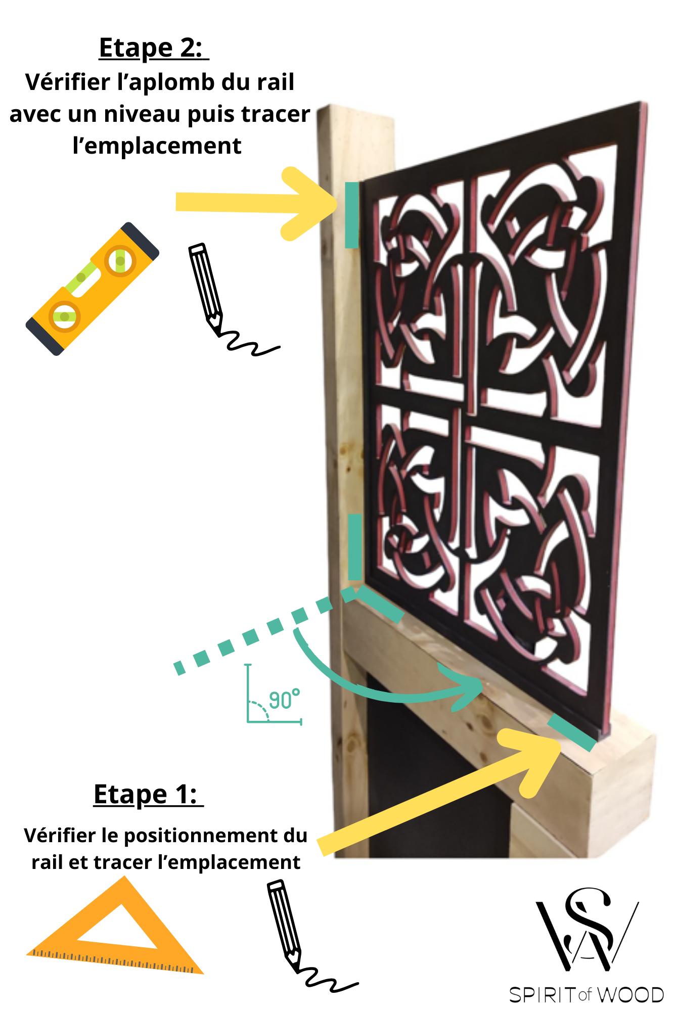 Claustra bois : comment l'installer ? - Spirit of Wood
